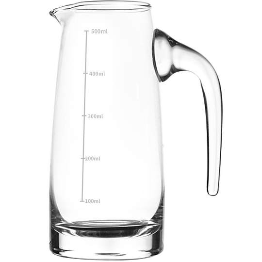 Chinese-Style Wine Divider - European Crystal Glass Liquor Jug with Handle