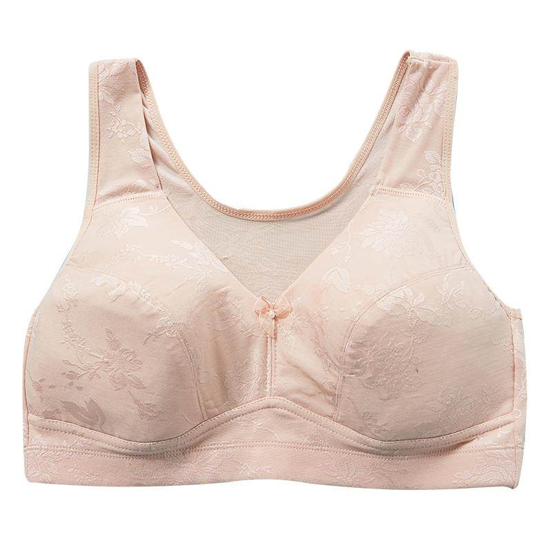 Full-Cover Cup Plus Size Bra Summer Thin Section Girl's Sleep Underwear