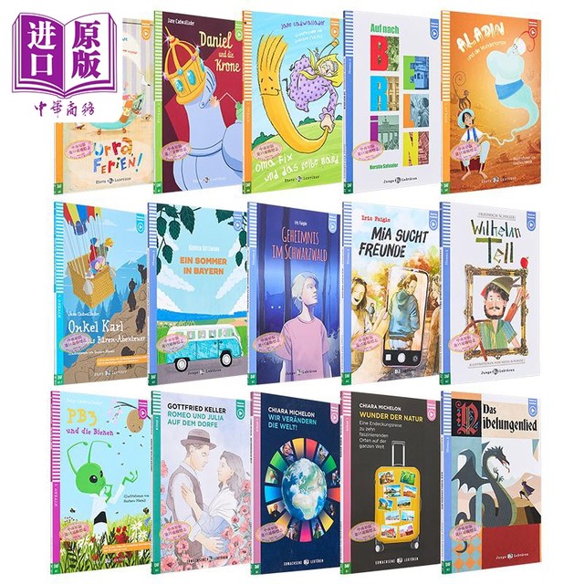 ELI German Readers German graded readings A0-B1 level collection with ...