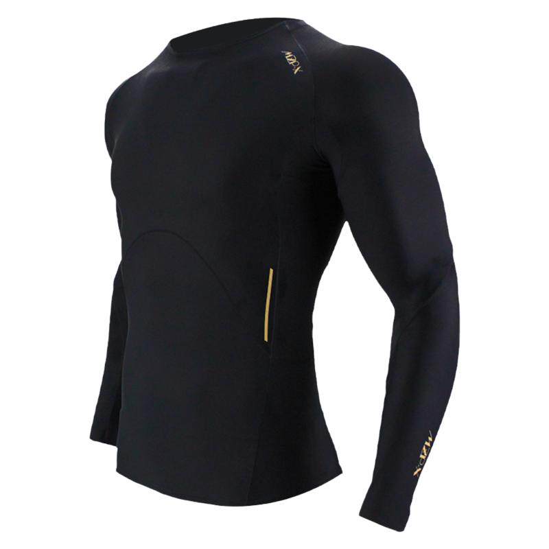Mzp-x Men's Compression Suit - Running, Training & Sports - Blue