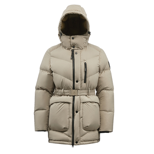 Junyu 800 Fill Power Goose Down Jacket - Women's Mid-Length Winter Coat ...