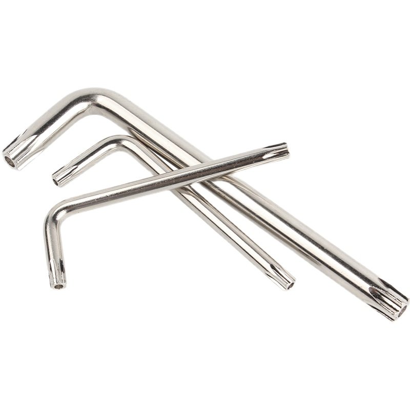 Guwangi Nickel-Plated Torx Wrench Set - T10-T50 with Hole