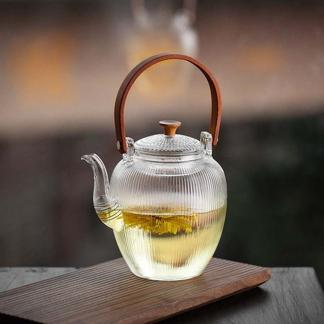 Japanese-style high-temperature glass teapot large-capacity teapot ...