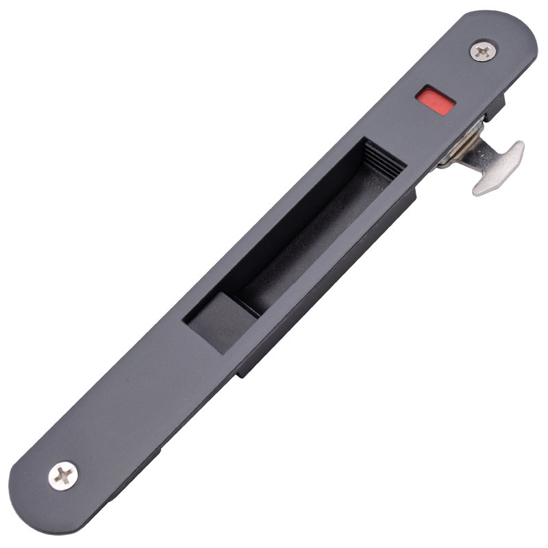 Serrure à crochet de porte coulissante en alliage d'aluminium, pour ...