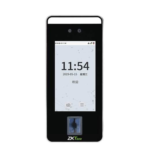 ZKTeco/XFace600 Punch Card Machine Visible Light Dynamic Face ...