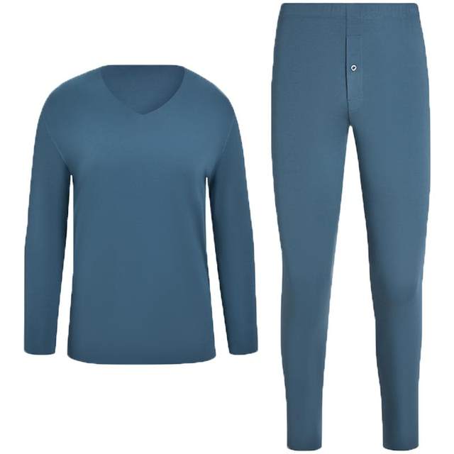 Maniform Men's MW1 Autumn and Winter Thermal Underwear 100s Seamless ...