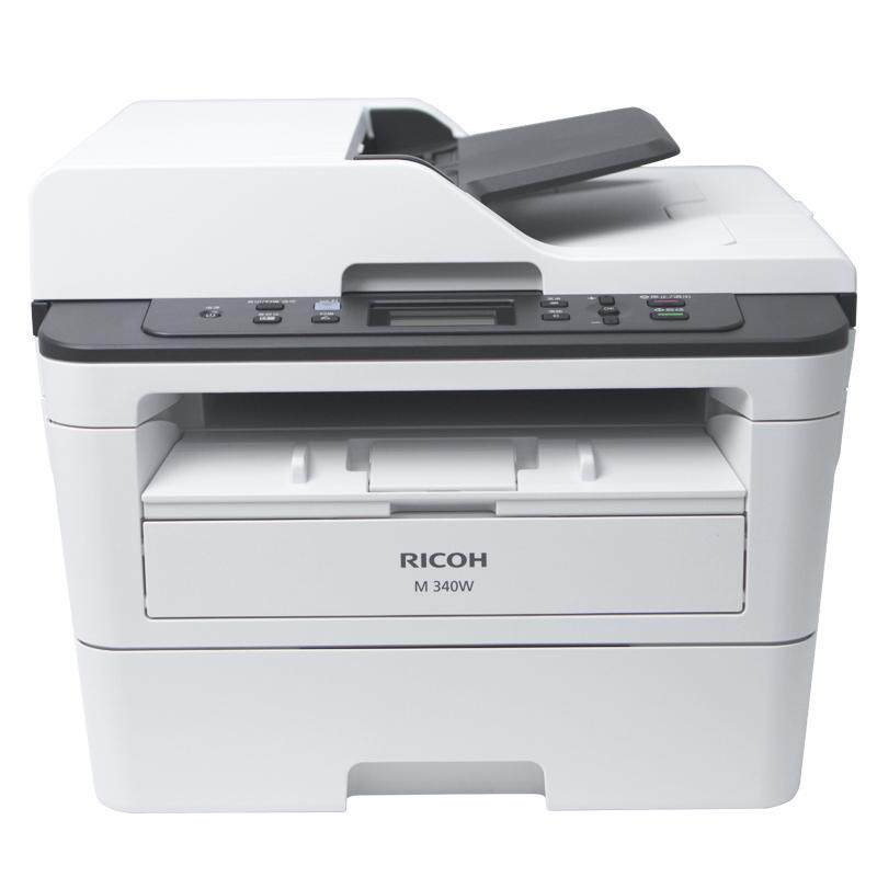 Ricoh m340w schwarzweiß-laserdrucker – all-in-one-kopierer, scannen, kabelloses wlan ...