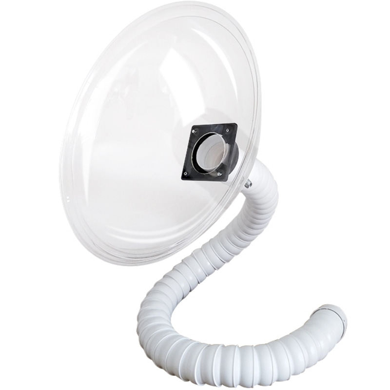 Round Transparent Hood Moxibustion Square Smoking Hood Smoke Exhaust System