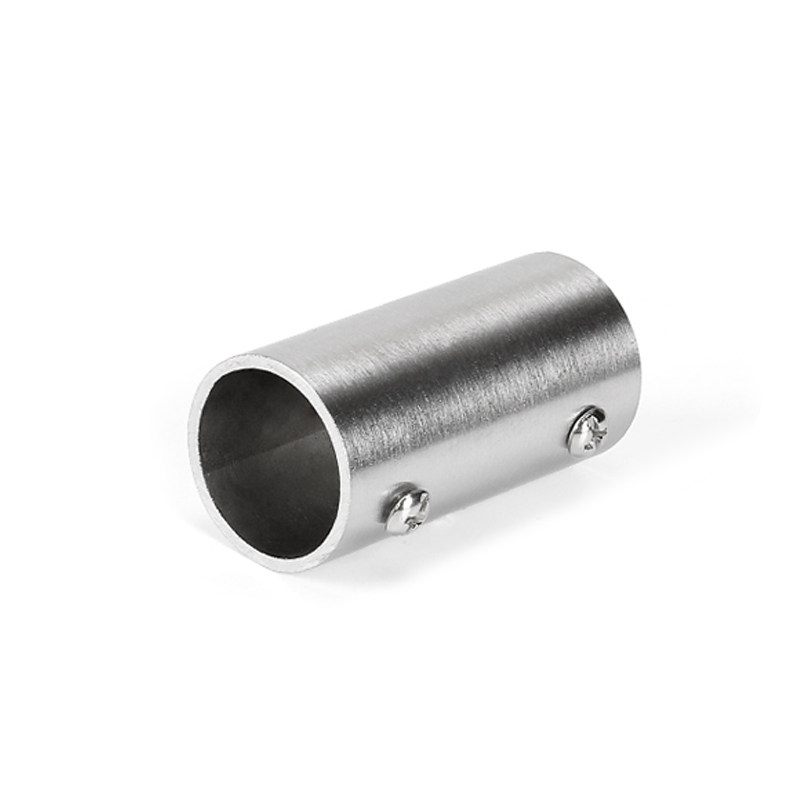 Stainless Steel Round Pipe Connector Extended Butt Joint Clothes Drying ...