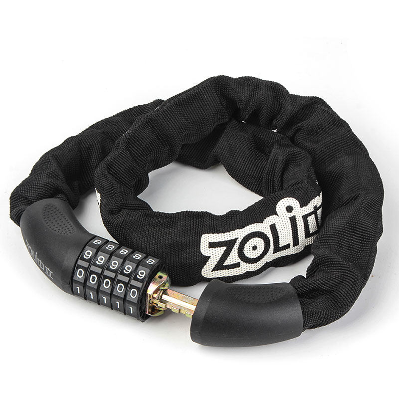 Zoli Neutral Bicycle Chain Lock - Combination Password Lock