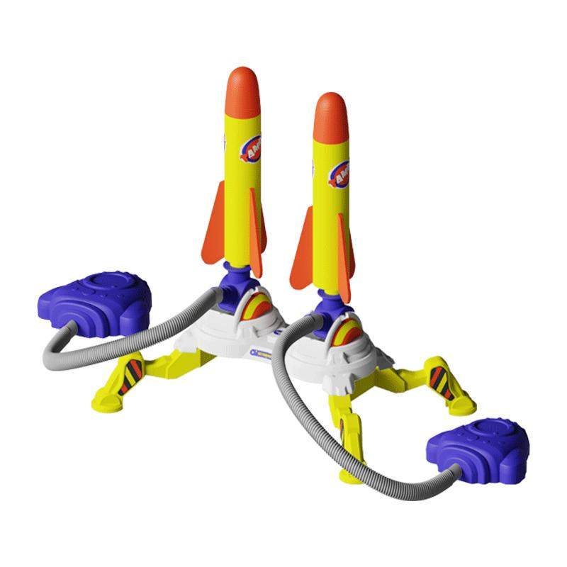 Children's Rocket Launcher Toy - Luminous Flying Cannon for Outdoor Play