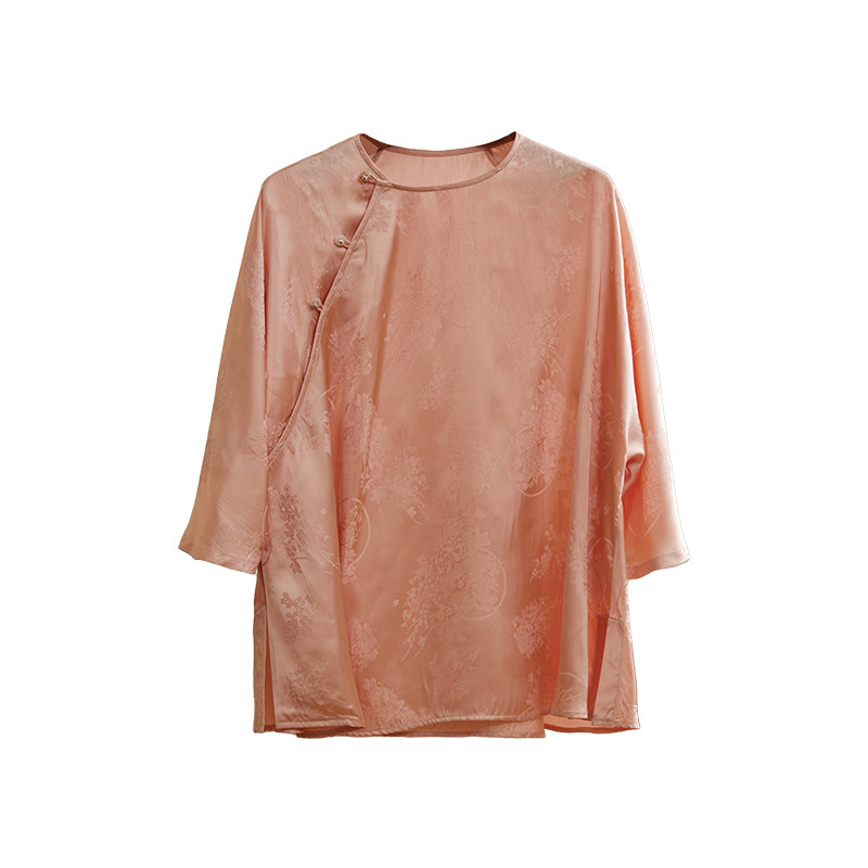 Niche National Style Design - New Chinese Style Casual Daily Jacquard Shirt