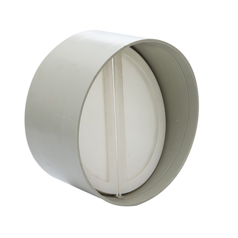 PVC Round Flue Check Valve - Windproof and Odor-Proof Air Valve