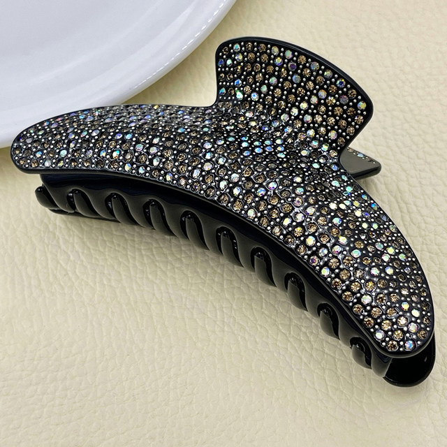 High -end large -scale grabbing female inlaid diamond hair volume ...