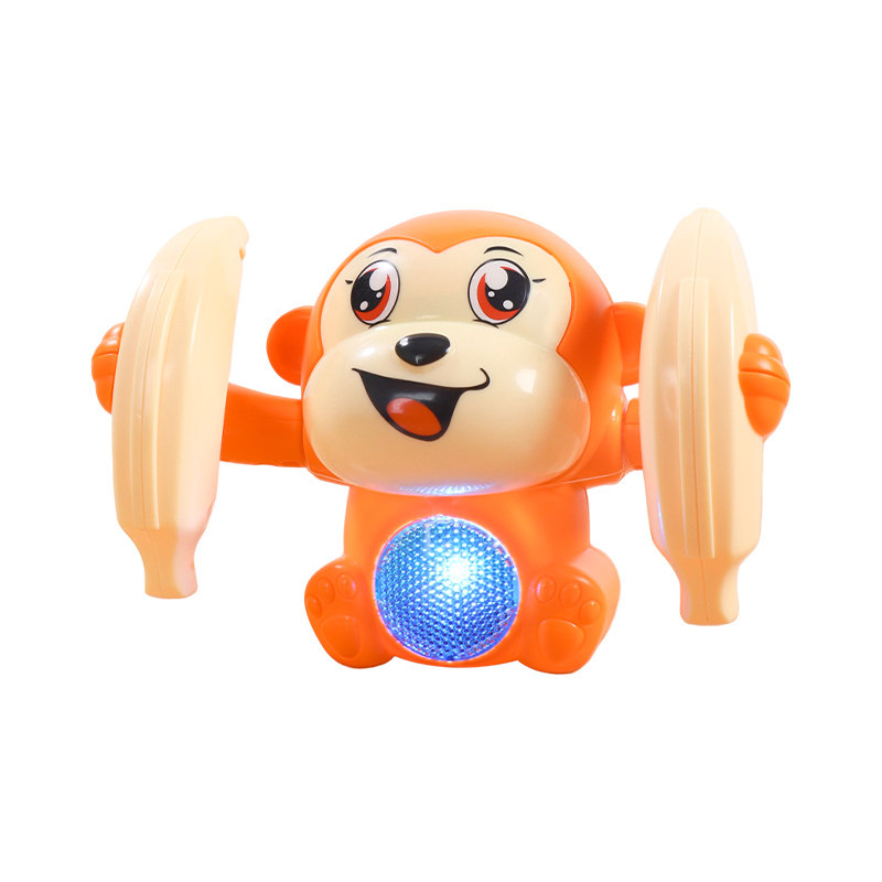 Work Hard Monkey Electric Early Education Toy - Music & Turning Over