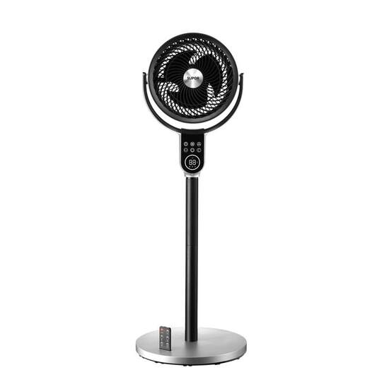 Supor Air Circulation Electric Fan - Smart Black Technology with Remote ...