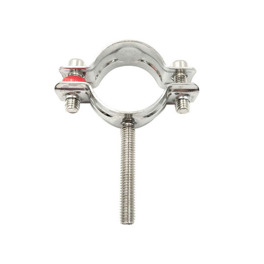 304 Stainless Steel Adjustable Pipe Clip with Screw Rod for Sturdy ...
