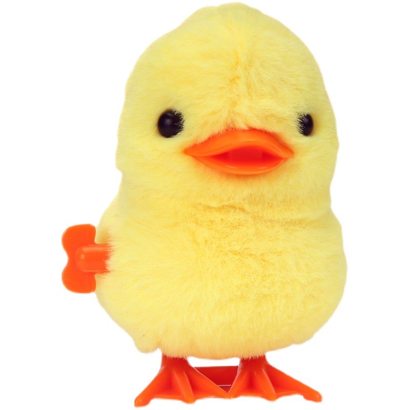 Wind-Up Jumping Duck Toy for Children
