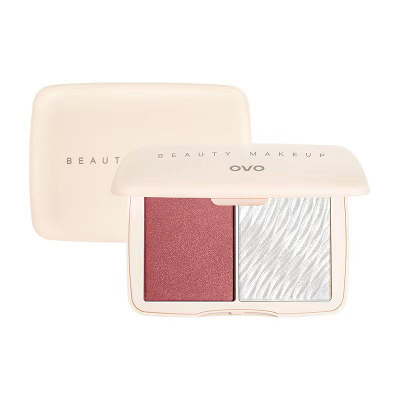 Colorfeel Highlight & Contour Powder - Glitter & Matte Face Palette