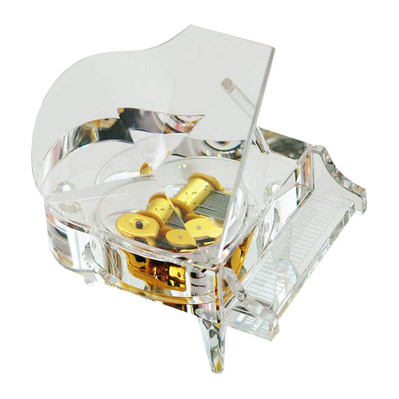 Crystal Piano Music Box - Canon - 18-Note Clockwork - Source of Sound