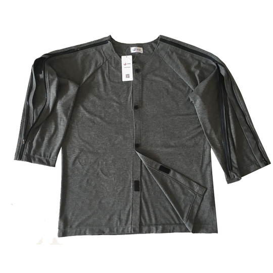 Easy-On Arm Zipper Clothing for Paralyzed and Bedridden Individuals