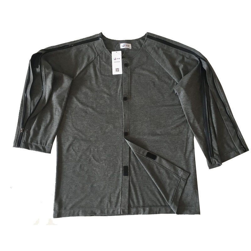 Easy-On Arm Zipper Clothing for Paralyzed and Bedridden Individuals