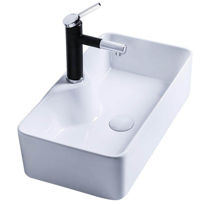 Modeucane Mini Countertop Basin Small Apartment Ceramic Washbasin Small ...