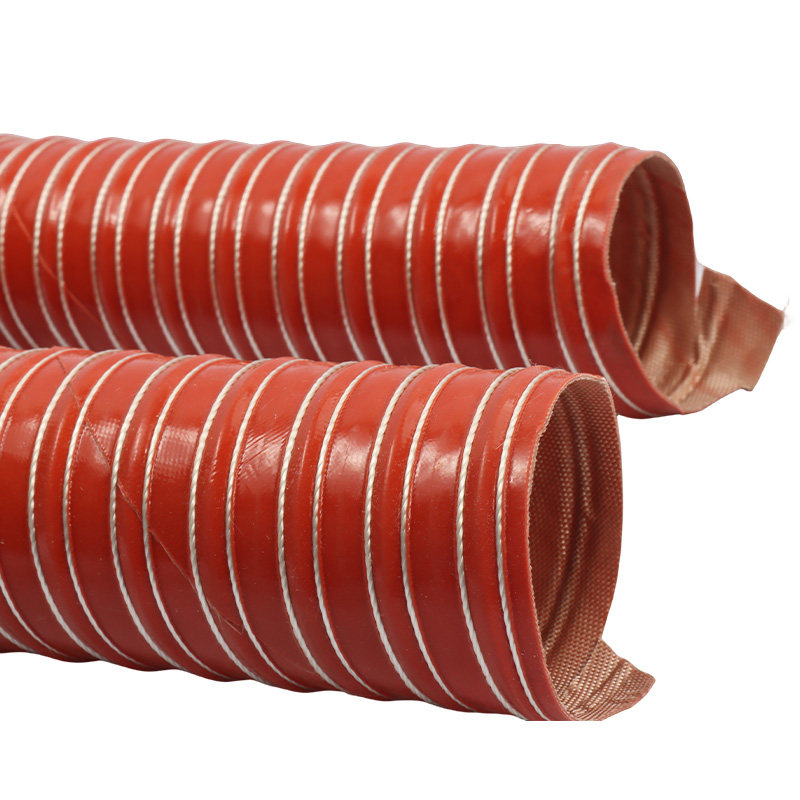 Red High Temperature Air Duct - 300 Degrees Resistant Silicone Exhaust ...