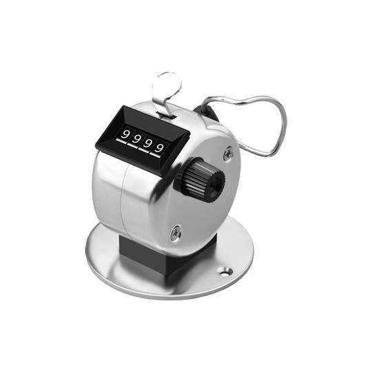 Stainless Steel Counter Manual Mechanical Counting Device People Flow Warehouse Counter Metal ...