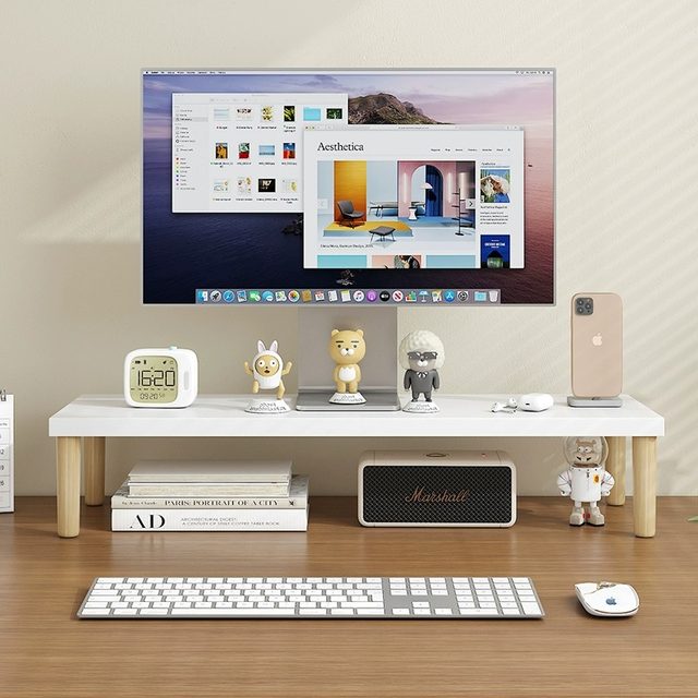 Desktop computer monitor increases the shelf desktop multifunctional ...