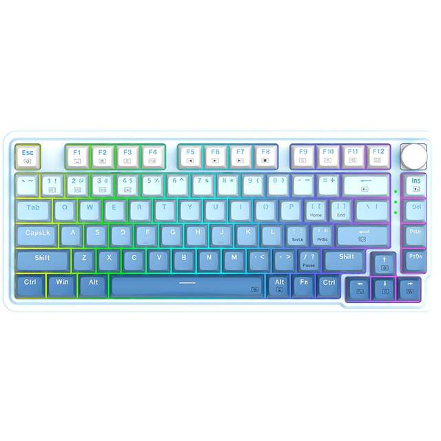 Red Dragon KS82-B Wired Wireless Bluetooth Mechanical Keyboard ...