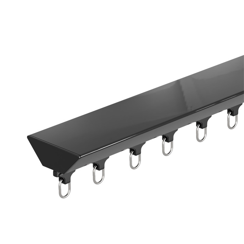 Surface-Mounted Ultra-Thin Silent Curtain Track Rod with Invisible V ...