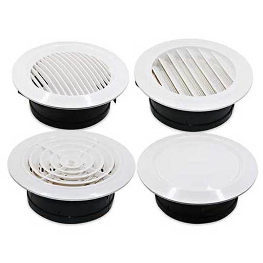 Yttrium Source Round Air Vent - Adjustable ABS Louver for Central Air ...
