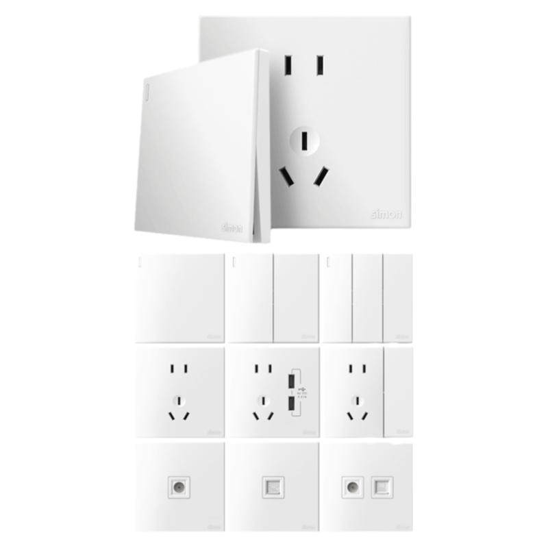 Simon Simon Switch Socket i6air | Ultra-Thin Steel Bottom Plate ...