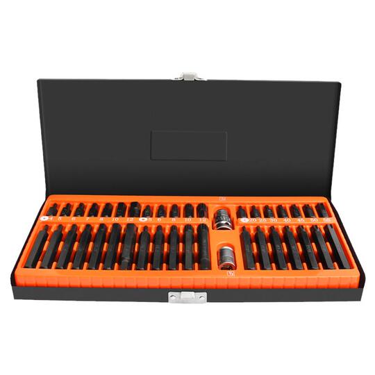Tolece 40-Piece Star Bit Socket Set - Metric Allen & Spline Wrenches