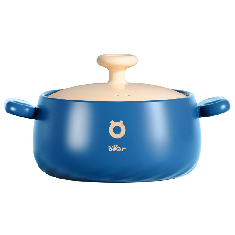 Bear Clay Casserole Stew Pot mit Deckel - Chinesischer Stil