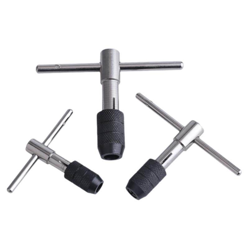Adjustable Ratchet Tap Wrench - Twist Hand Wire Attack Wrench T-shaped ...