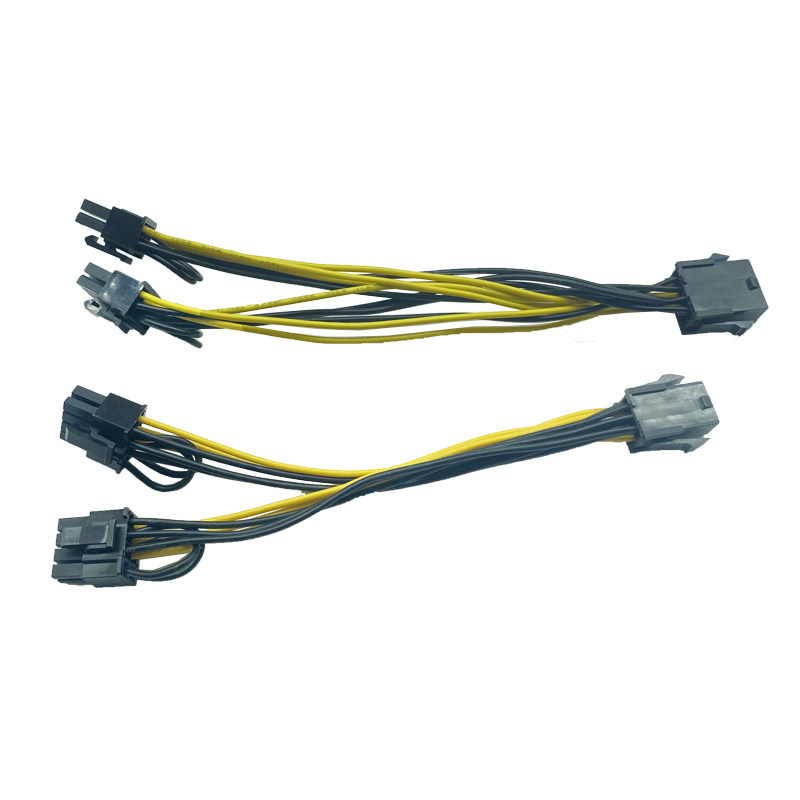 6-Pin to Dual 8-Pin Graphics Card Power Cable - 1800W Adapter
