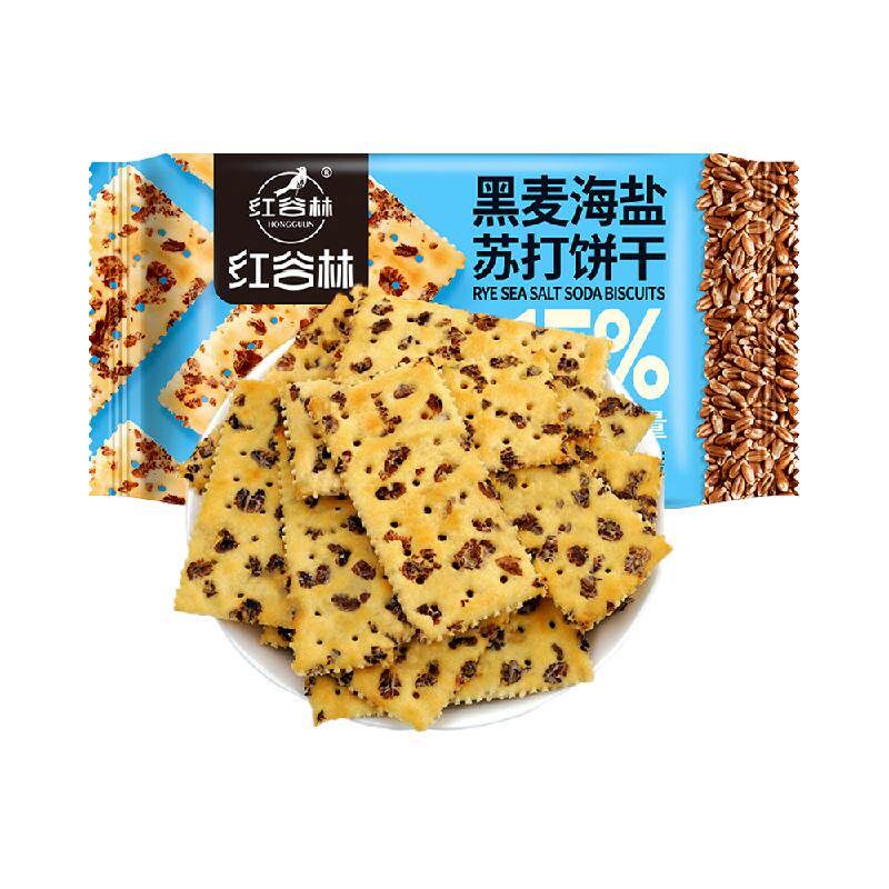 Honggulin Forest Rye Sea Salt Soda Crackers 208g
