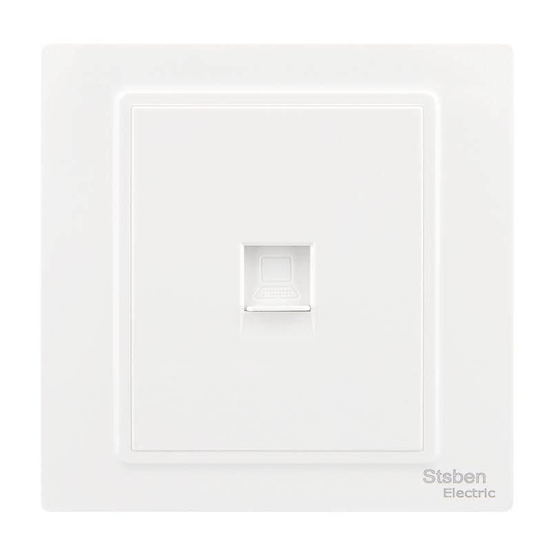 Type 86 Concealed Computer Network Port - Gigabit Network Socket CAT6 ...