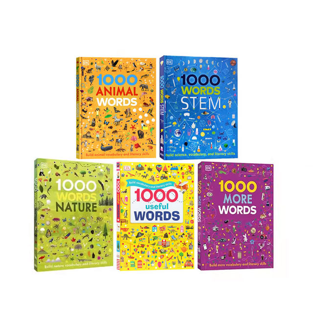 English original DK dictionary 1000 userful words/nature/sTEM entry ...