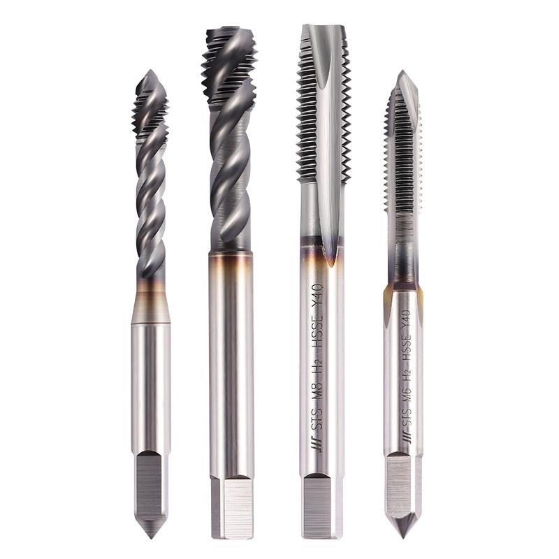 Genuine Stainless Steel Spiral Tip Tap Set M3-M20 with Cobalt Containment