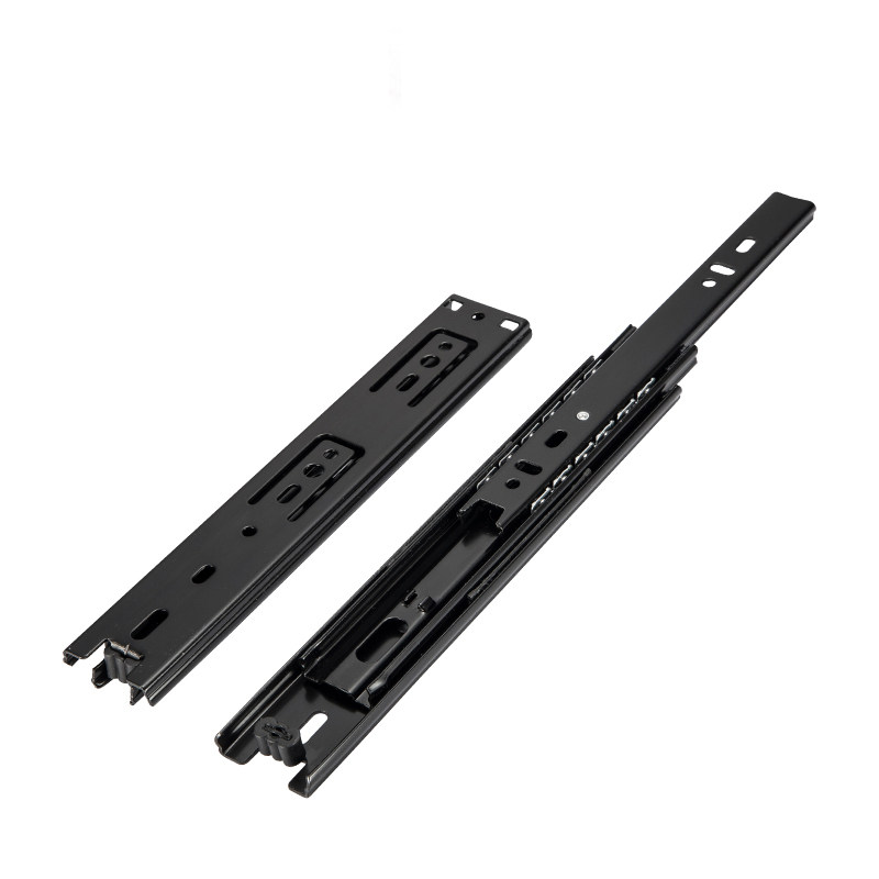 Lianli 35" Wide Three-Section Drawer Slide Guide Rail Bedside Table ...