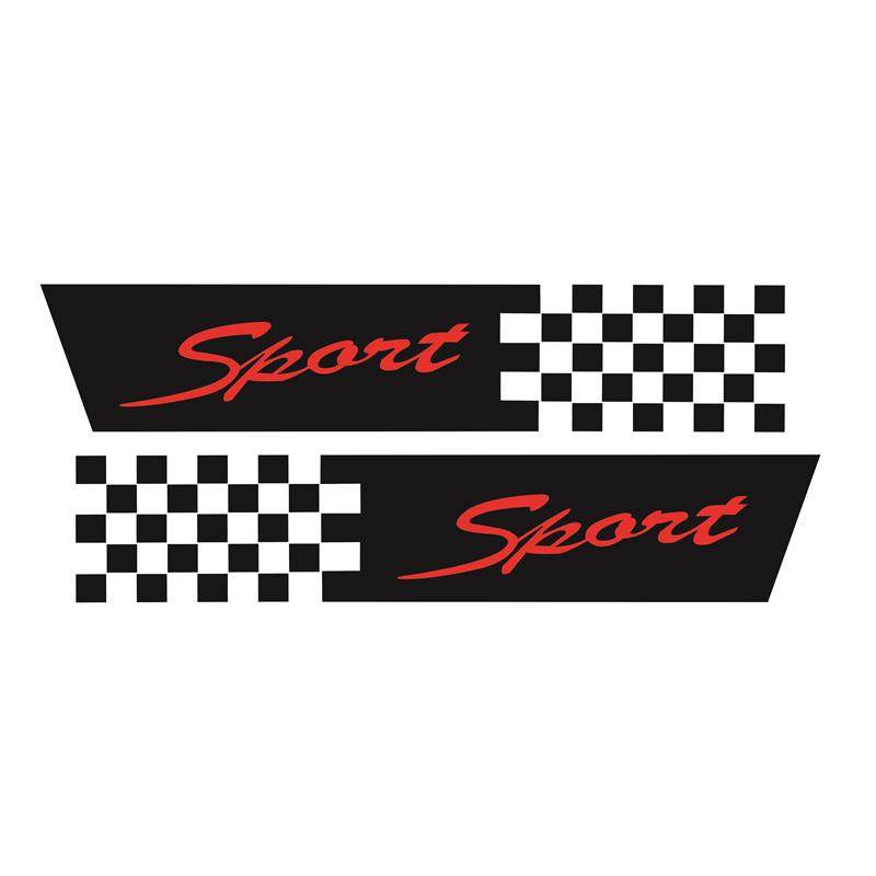 Checkered Flag Car Stickers | Scratch Cover Stickers | Personalized Car ...
