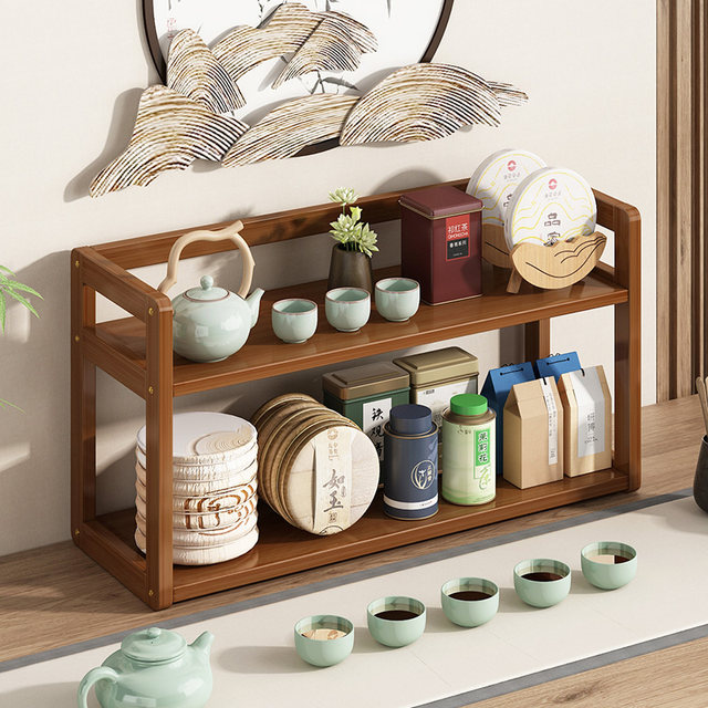 Desktop water cup tea set tea rack office countertop kitchen table ...