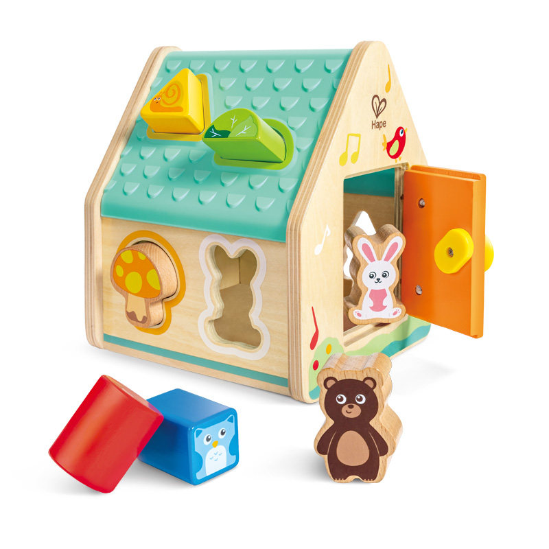 Hape Animal Sorting House - Early Educational Wooden Toy for Toddlers