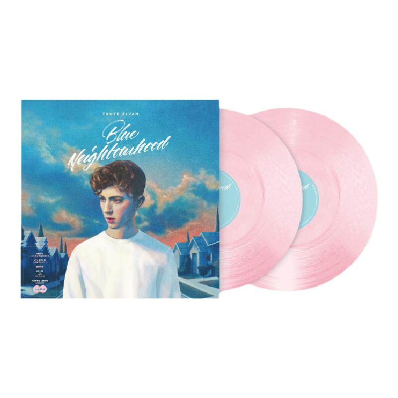 Álbum de sellos genuino oficial - blue block pink glue troye sivan 2lp ...