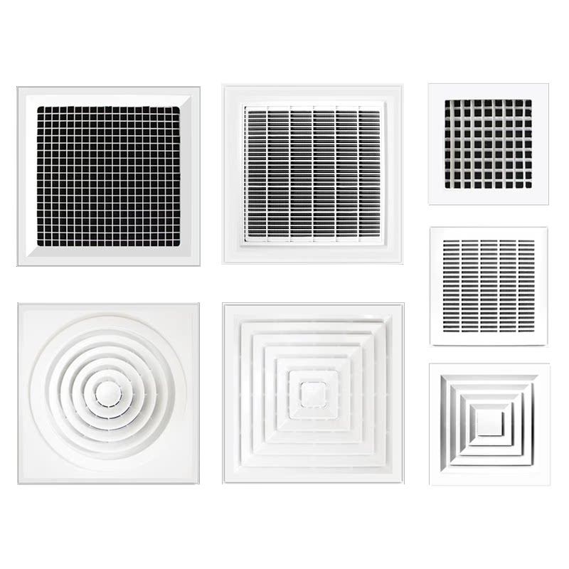 ABS Aluminum Gusset Plate Diffuser Air Outlet Mineral Wool Board ...