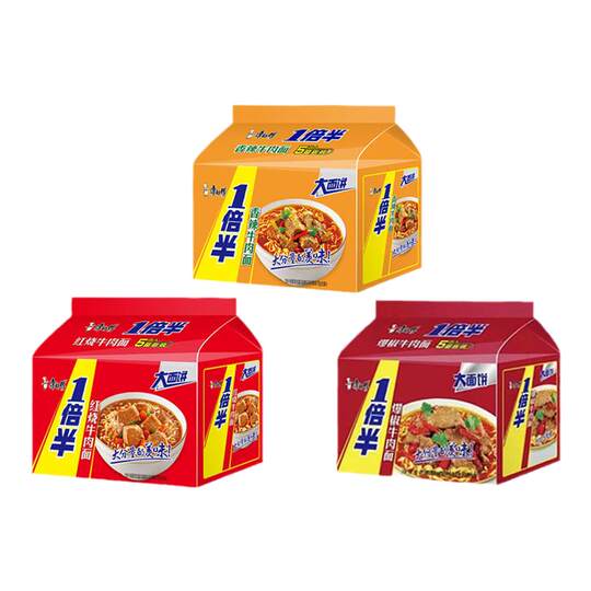 Master Kong Instant Noodles Large Noodles One and a Half Braised Spicy ...