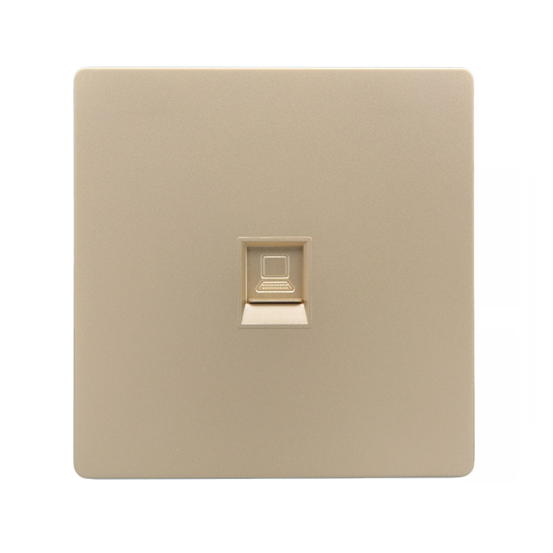 Single-Port Shielded Network Cable Socket | Gigabit RJ45 Computer ...